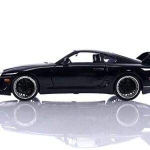 1995 Supra Black 1/24 Diecast Model Car by Jada 33380