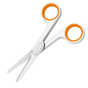 slice 10544 ceramic scissors, never rusts, finger friendly, food grade, bpa,1 pack, rounded tip