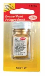 testors enamel hobby paint 1/4 oz gold