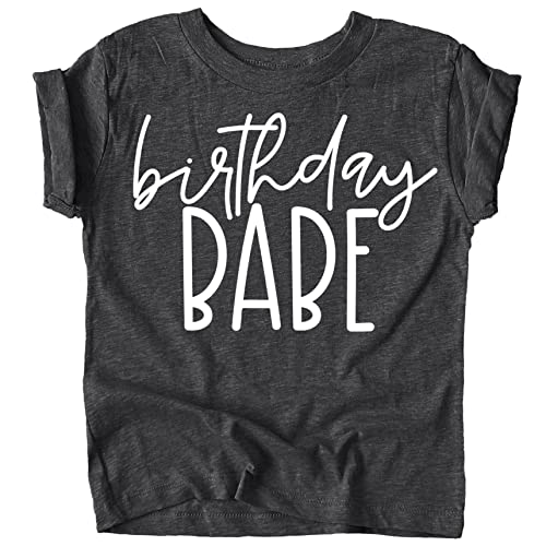 Olive Loves Apple Birthday Babe All Ages Birthday Shirt for Girls Vintage Smoke Shirt 18 Months