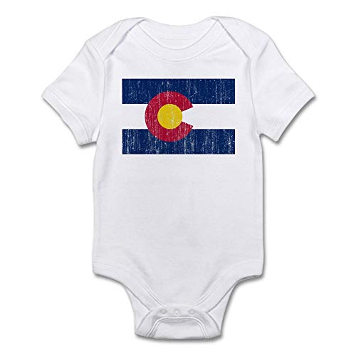 CafePress Colorado Flag Infant Bodysuit Cute Infant Bodysuit Baby Romper