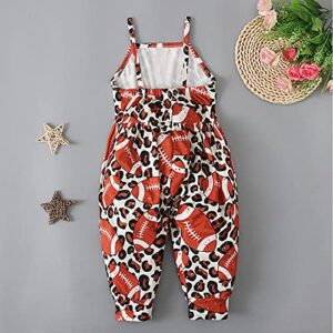 Leodye Toddler Baby Girl Jumpsuit Baby One Piece Sleeveless Romper Kid Summer Jumpsuit Sunflower Print Romper with Pockets