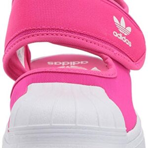 adidas Originals Kids Superstar 360 Sandals, Shock Pink/White/White, 8.5 US Unisex Toddler