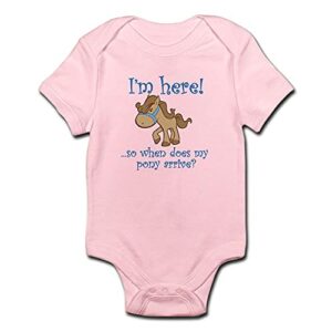 cafepress pony infant bodysuit cute infant bodysuit baby romper petal pink