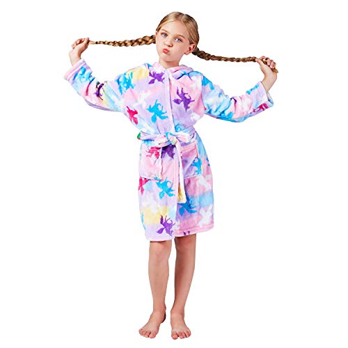 Soft Girl Bathrobe Hoodie, Unisex Hooded Gift for Girl and Boys