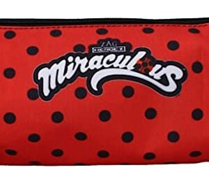 Miraculous Super Heroez Children's Pencil Case for Kindergarten, Nursery - 9 x 20 x 9 cm - Girls