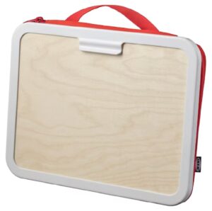 i-k-e-a mÅla portable drawing case red polyester/polypropylene 13 3/4×10 5/8”