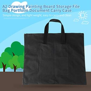 Canvas Painting Bag Drawing Board Sketchpad Art Bag Artist Portfolio Tote for Palette Paints Brushes Pencils A2