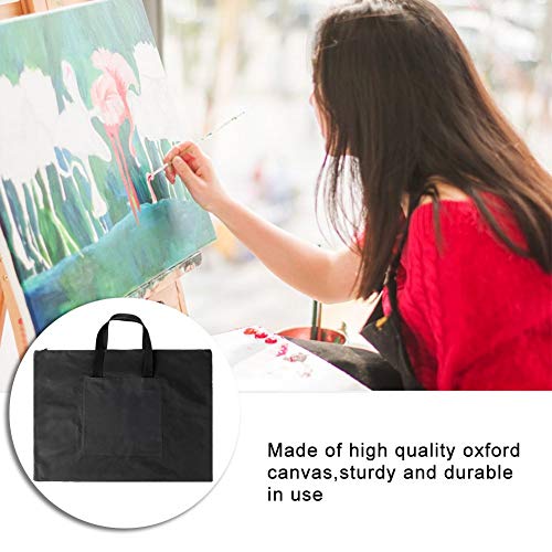 Canvas Painting Bag Drawing Board Sketchpad Art Bag Artist Portfolio Tote for Palette Paints Brushes Pencils A2