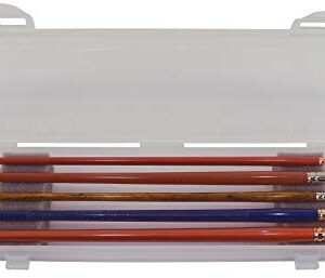 Pro Art Clear Brush Box with Foam Insert, 12.5 by 3-Inch