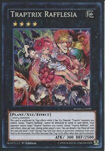 yugioh bosh-en099 traptrix rafflesia secret rare card .hn#gg_634t6344 g134548ty54112