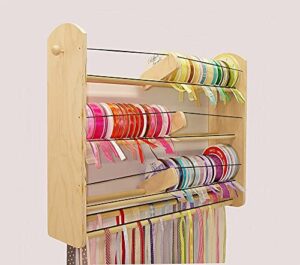 giraffe storage systems gss 2n1 ribbon organizer 18″ 5 tier wall unit