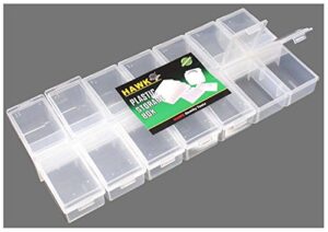 stow-away 14 compartment plastic storage box