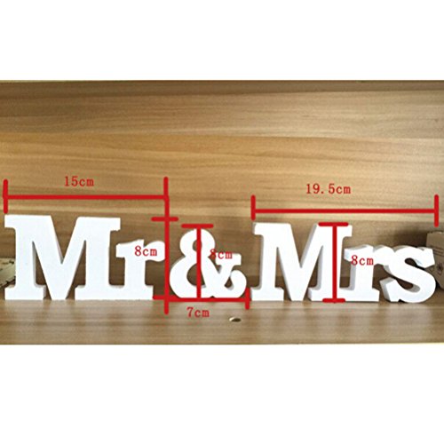 Buytra Wedding Decorations Set with Just Married Wedding Banner Mr Mrs Signs Letters for Sweetheart Table (Style1)