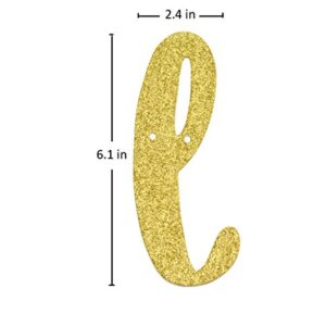 13 Years Loved Banner - Happy 13th Birthday/Wedding Anniversary Party Decorations-Gold