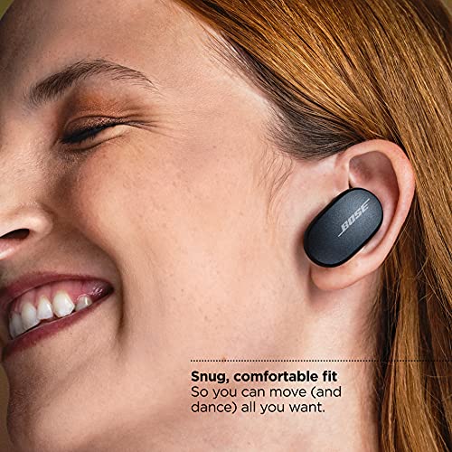 Bose QuietComfort Noise Cancelling Earbuds - Bluetooth Wireless Earphones, Triple Black (Renewed)