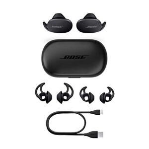 Bose QuietComfort Noise Cancelling Earbuds - Bluetooth Wireless Earphones, Triple Black (Renewed)