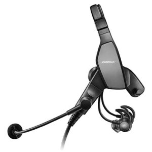 Bose Proflight Series 2 Aviation Headset with Bluetooth Connectivity, Dual Plug Cable, Black