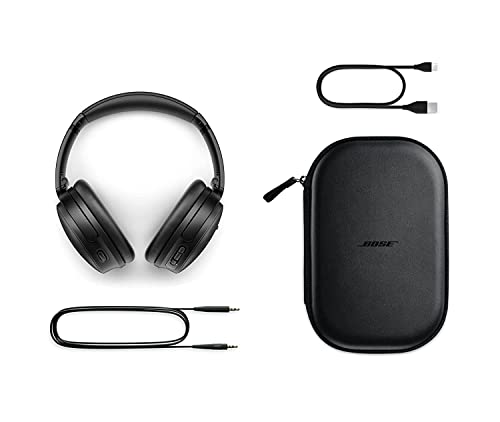 Bose QuietComfort 45 Bluetooth Wireless Noise Cancelling Headphones - Triple Black (Renewed)