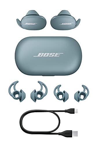 Bose QuietComfort® Noise Cancelling Earbuds – True Wireless Earphones, Stone Blue, World Class Bluetooth Noise Cancelling Earbuds with Charging Case - Limited Edition