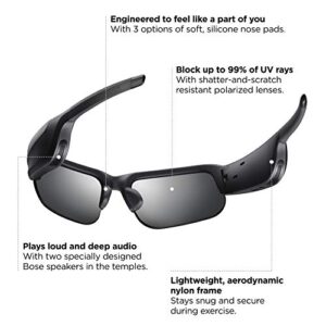 Bose Frames Tempo - Sports Audio Sunglasses with Polarized Lenses & Bluetooth Connectivity – Black