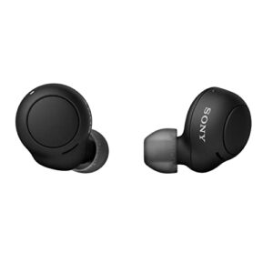 sony wf-c500 truly wireless in-ear bluetooth earbud headphones with mic and ipx4 water resistance, black