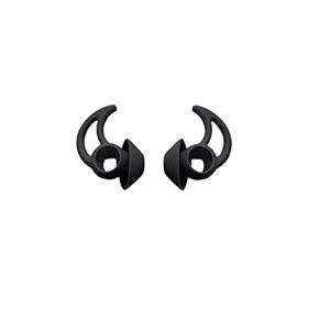 bose quietcomfort and sport earbuds ear tips kit, black, small