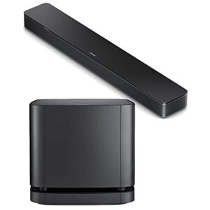 bose smart soundbar 300 with bass module 500 for soundbar, black