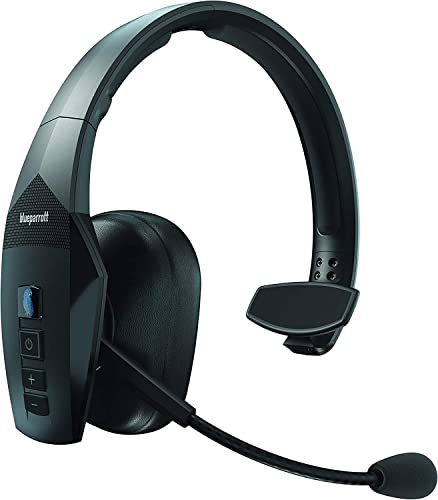 BlueParrott B550-XT Voice-Controlled Bluetooth Headset – Industry Leading Sound with Long Wireless Range, Extreme Comfort and Up to 24 Hours of Talk Time, Black