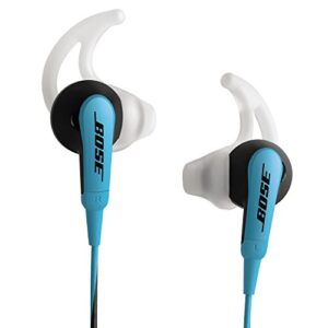 bose soundsport in-ear headphones for ios models, blue – wired