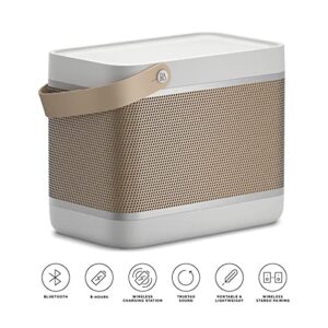 Bang & Olufsen Beolit 20 Powerful Portable Wireless Bluetooth Speaker, Grey Mist