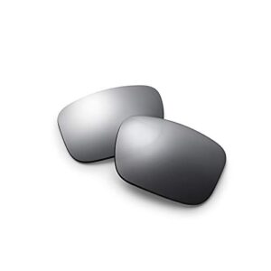 bose mirrored silver, tenor polarized square replacement sunglass lenses, lens width: 55 mm