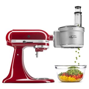 kitchenaid ksm2fpa food processor attachment, dicing kit, silver