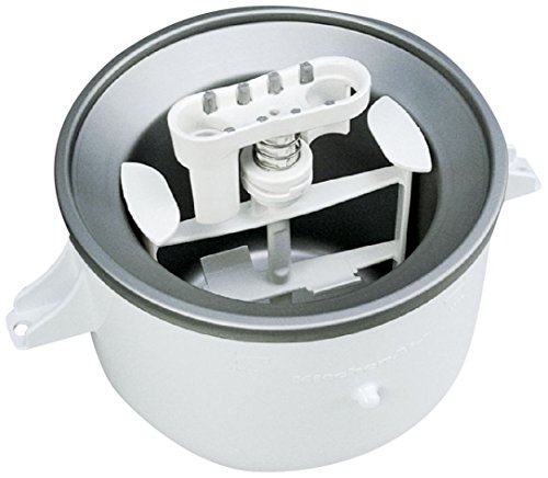 KitchenAid Ice Cream Maker Attachment - Excludes 7, 8, and most 6 Quart Models, Fits 5 to 6 quart Mixers