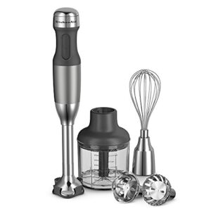 kitchenaid khb2561cu 5-speed hand blender – contour silver