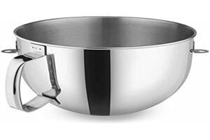 kitchenaid 6-qt. mixing bowl with ergonomic handle.