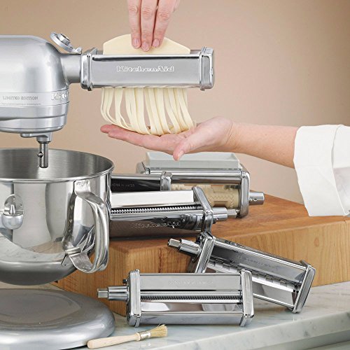 KitchenAid KPRA Pasta Roller and cutter for Spaghetti and Fettuccine