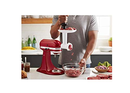 KitchenAid Food Meat Grinder Salad Vegetable Slicer Shredder Stand Mixer Attachment Set KSM2VSGA, Multicolor