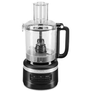 kitchenaid kfp0918bm food processor, 9 cup, black matte