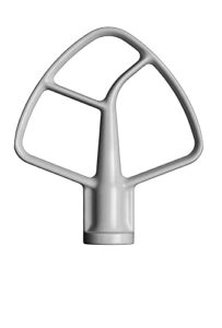 kitchenaid k5thcb coated flat beater for 5-qt. tilt-head, white