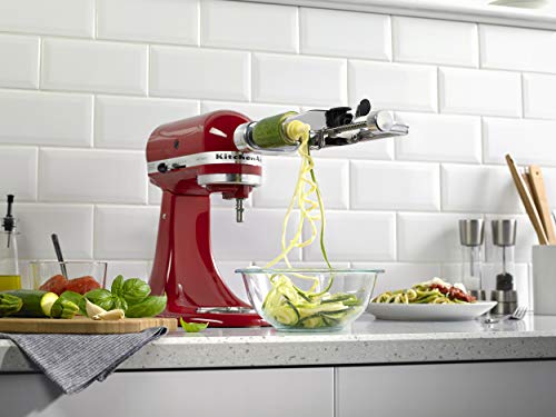 KitchenAid KSM2APCQ 7 Blade Spiralizer Plus with Peel, Core and Slice