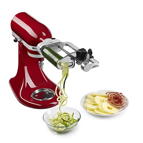 KitchenAid KSM2APCQ 7 Blade Spiralizer Plus with Peel, Core and Slice