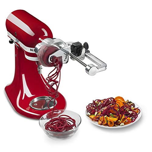 KitchenAid KSM2APCQ 7 Blade Spiralizer Plus with Peel, Core and Slice