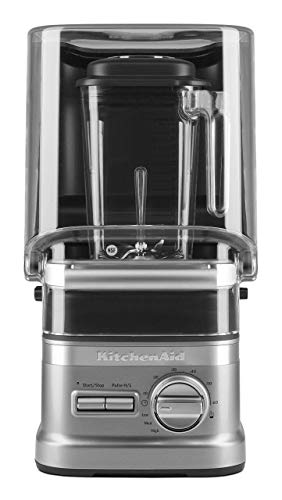 KitchenAid KSBC1B2CU NSF Enclosure Commercial Blender, 60 oz, Contour Silver