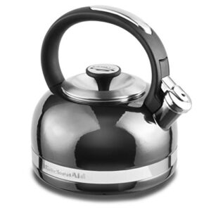 kitchenaid 2.0-quart full handle and trim band stovetop kettle, 2 qt, pyrite