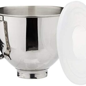 KitchenAid K5THSBP Tilt-Head Mixer Bowl with Handle, Polished Stainless Steel, Polished Stainless Steel, 5-Quart