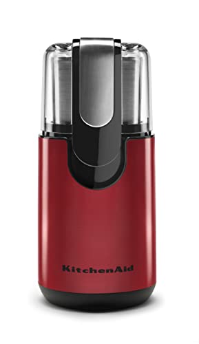 KitchenAid BCG111ER Blade Coffee Grinder - Empire Red, 4 oz