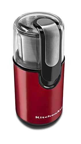 KitchenAid BCG111ER Blade Coffee Grinder - Empire Red, 4 oz