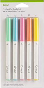 cricut fine point pen set, sorbet