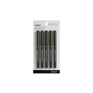 cricut infusible ink markers, black medium-point markers (1.0), 5 count